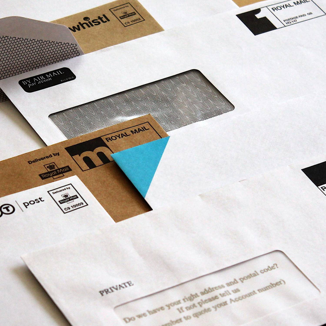 162x229mm C5 White Gummed Envelopes (Window 50x90mm / Outside Seams ...